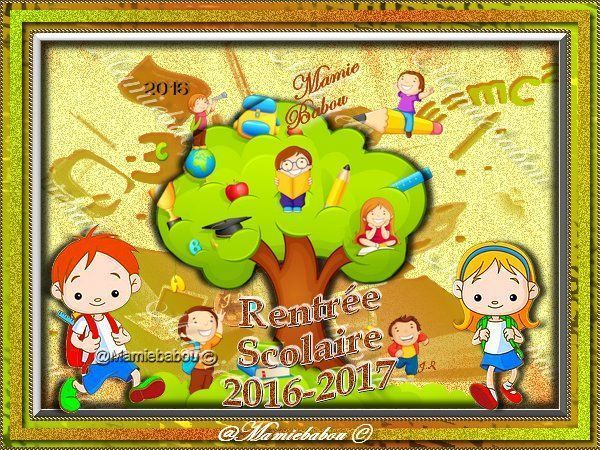 Rentrée Scolaire 2016 2017